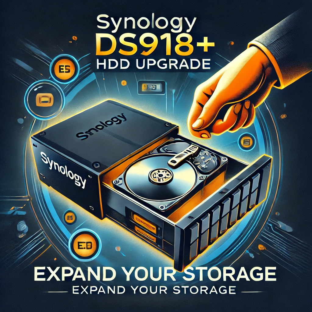 Synology DS918+ HDD 업그레이드 가이드: 저장 공간 확장 방법 - :: Odenwar Workspace